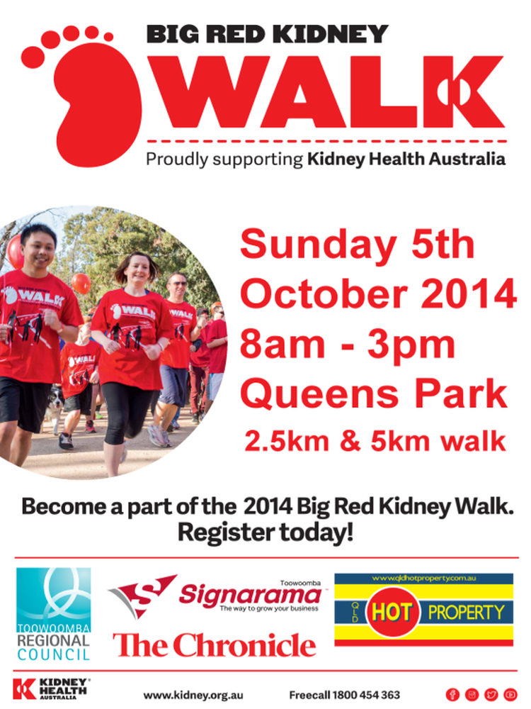 Walk For Kidney Health in Toowoomba – Love Local News